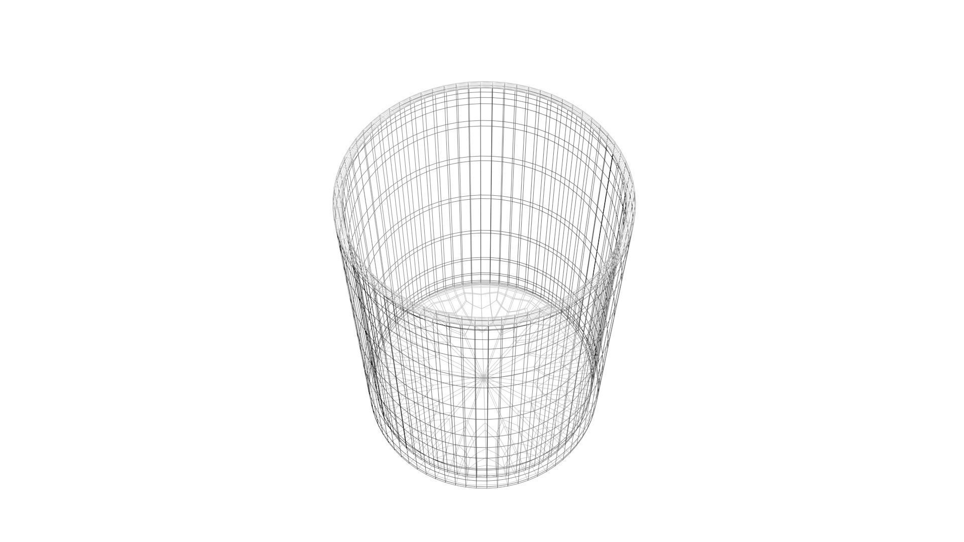White Cylinder Cup 3D model | CGTrader