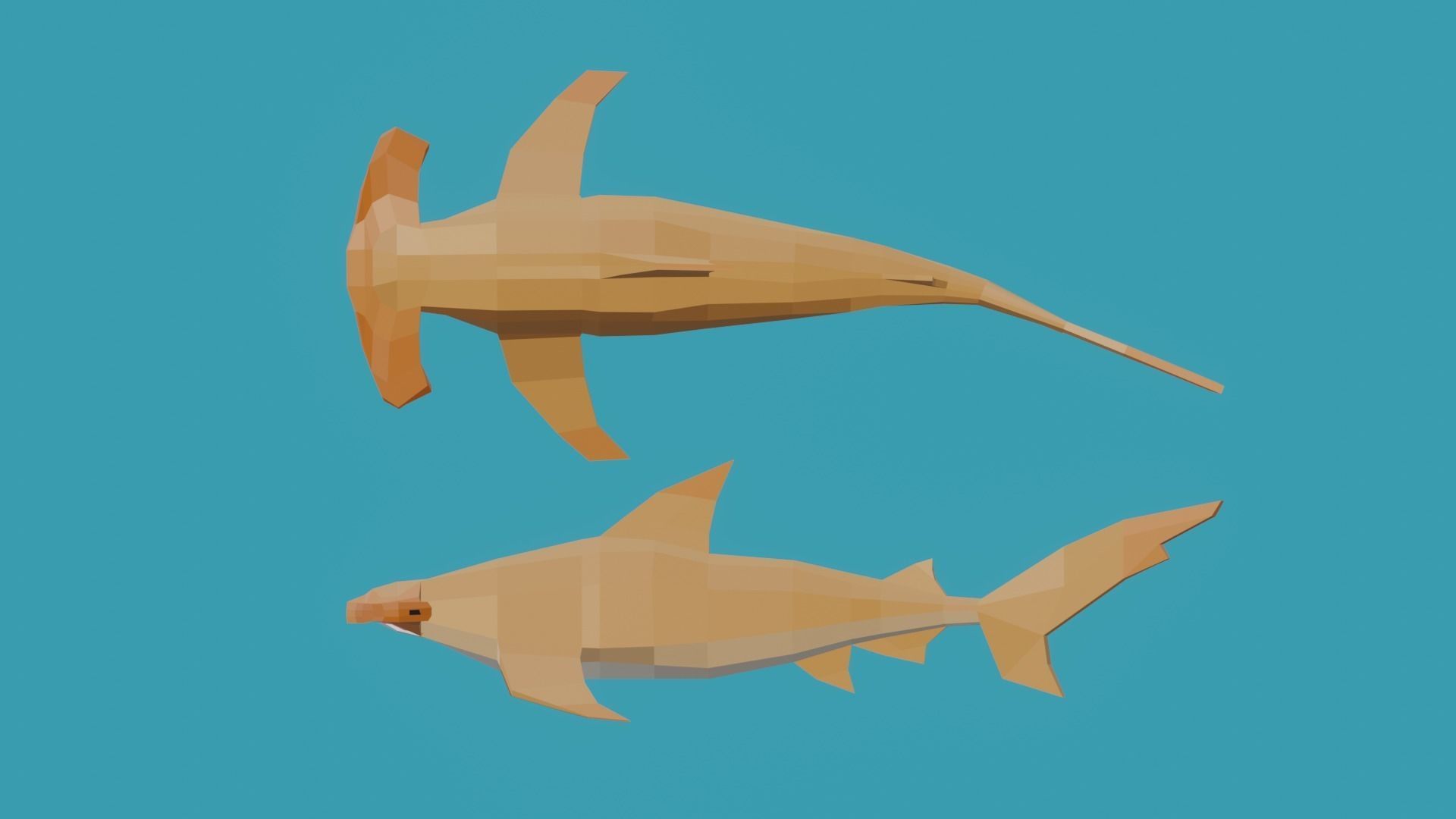 3D model animated low poly fish pack VR / AR / low-poly | CGTrader