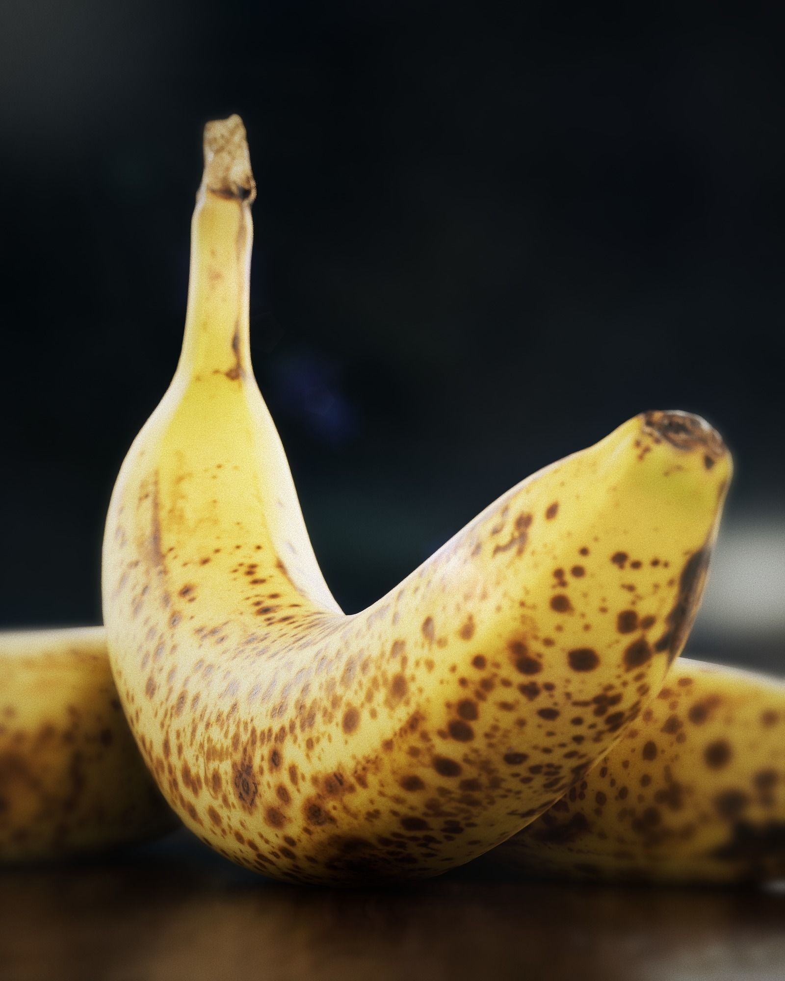 Low Poly Banana Scan PBR Game ready free VR / AR / low-poly 3D model ...