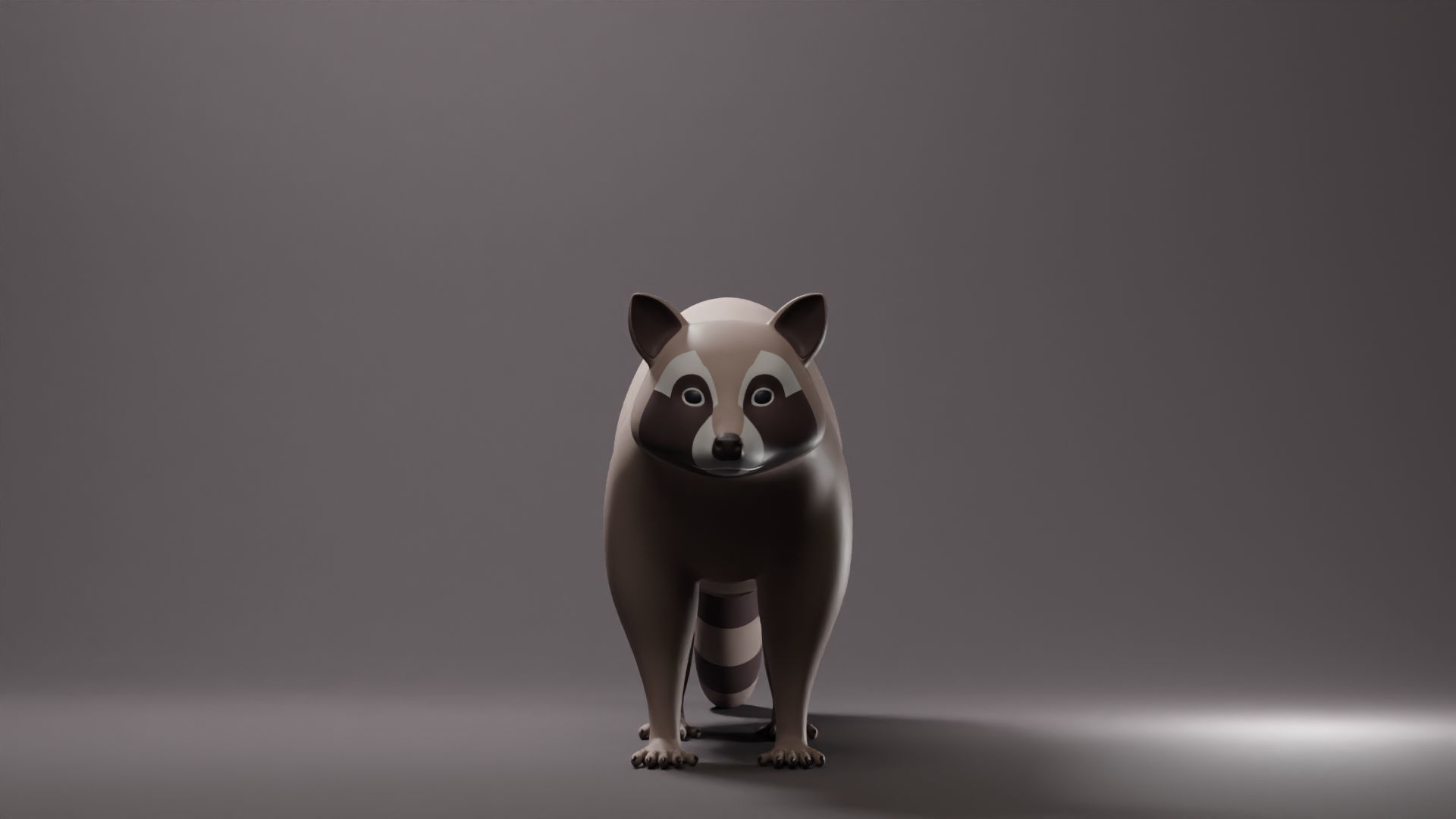 3D model Racoon Base Mesh VR / AR / low-poly | CGTrader