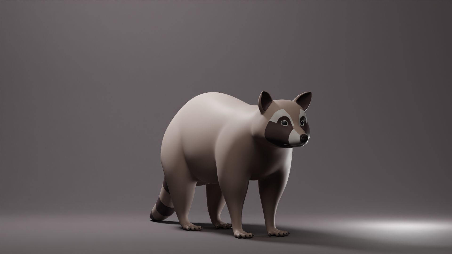 3D model Racoon Base Mesh VR / AR / low-poly | CGTrader