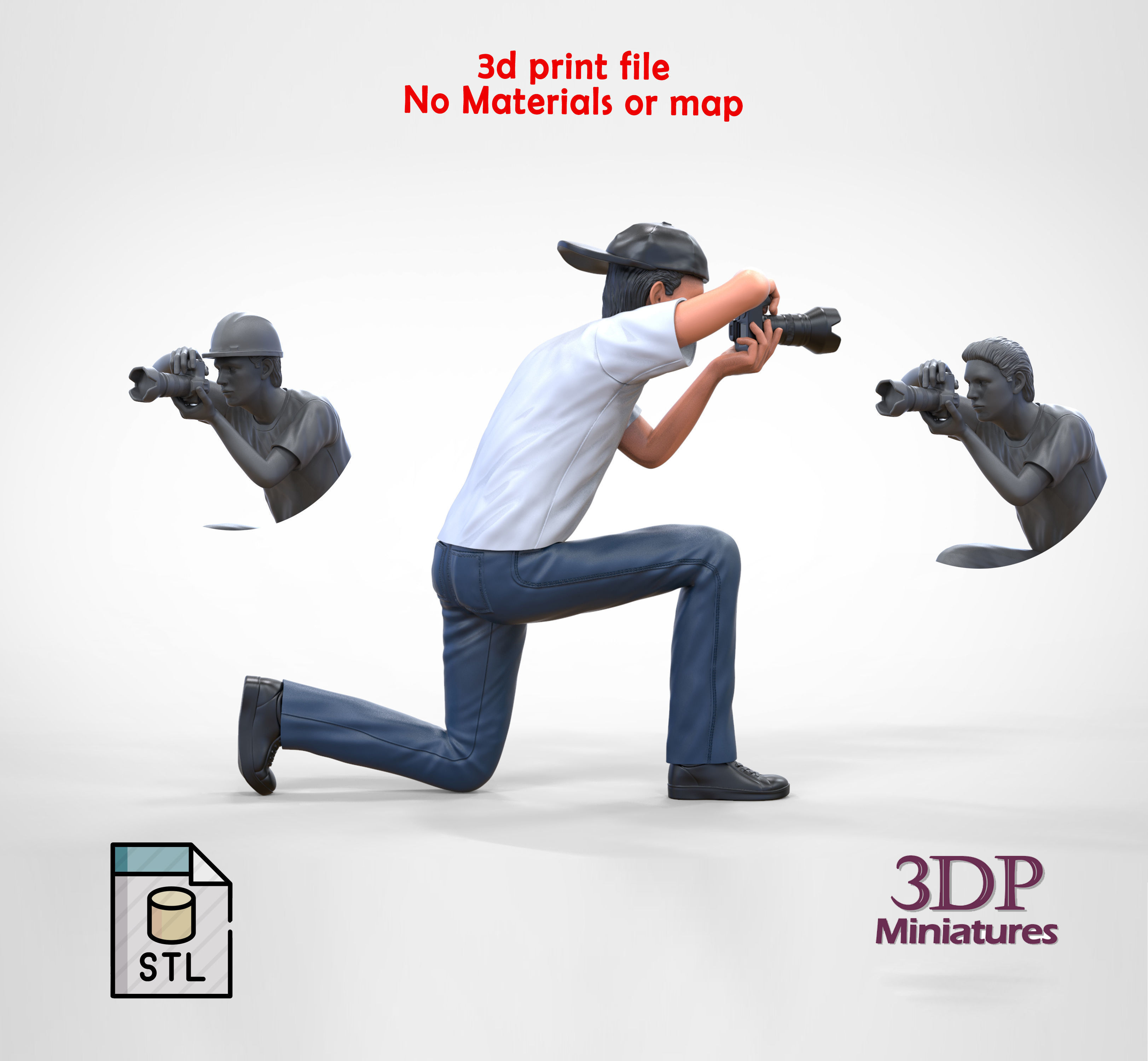 N3 Photographer in the studio 3D model 3D printable | CGTrader
