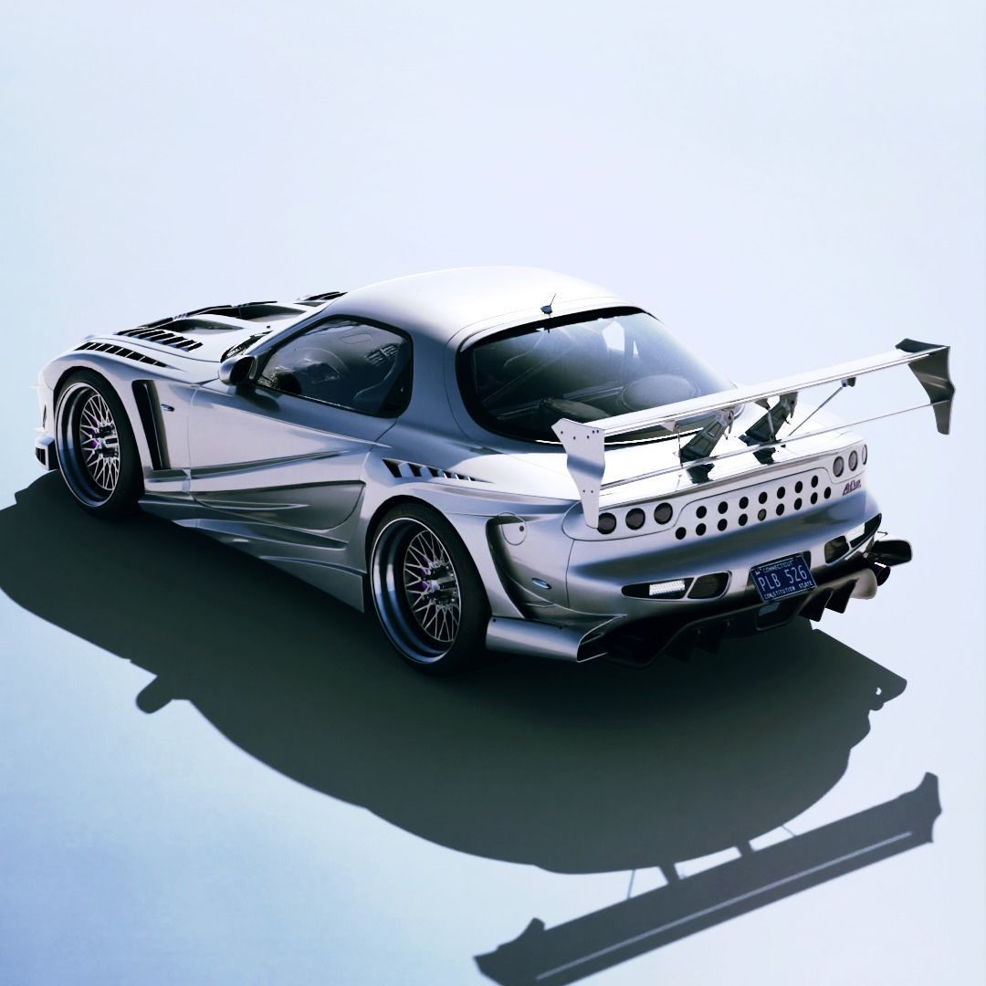 Mazda RX-7 FD3S Abflug Anibus 1994 3D model | CGTrader
