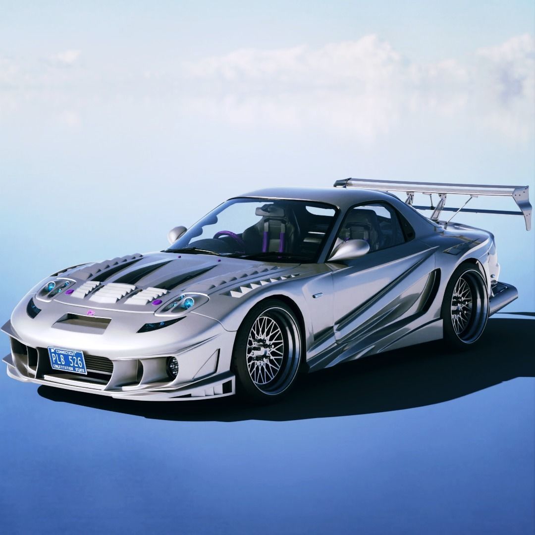 Mazda RX-7 FD3S Abflug Anibus 1994 3D model | CGTrader