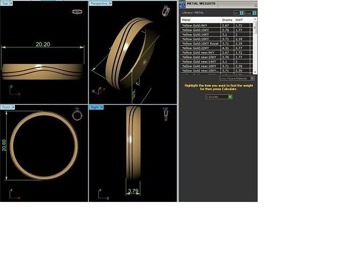 Band 3dm Render Details gold wedding 3D model 3D printable | CGTrader