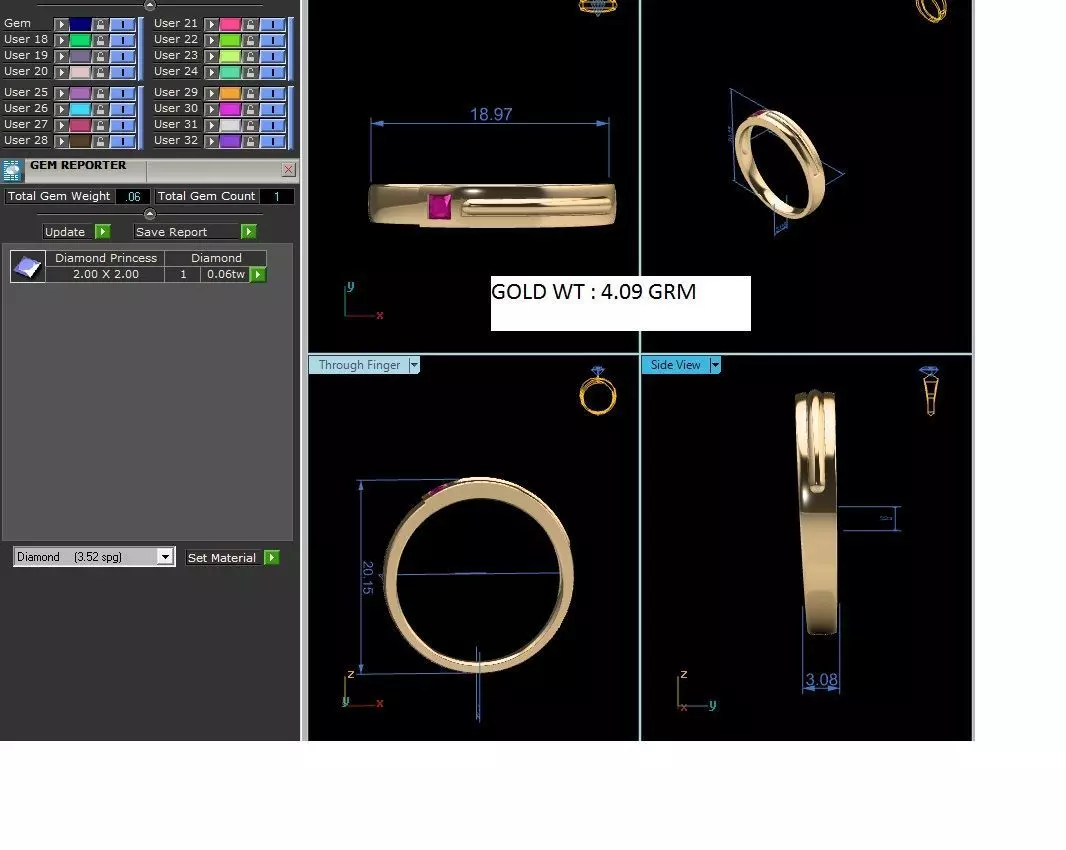 Band 3dm Render Details 3D model 3D printable | CGTrader