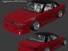 Origin Aggressive Body Kit S13 Silvia GTS GT7 Base 3D model | CGTrader