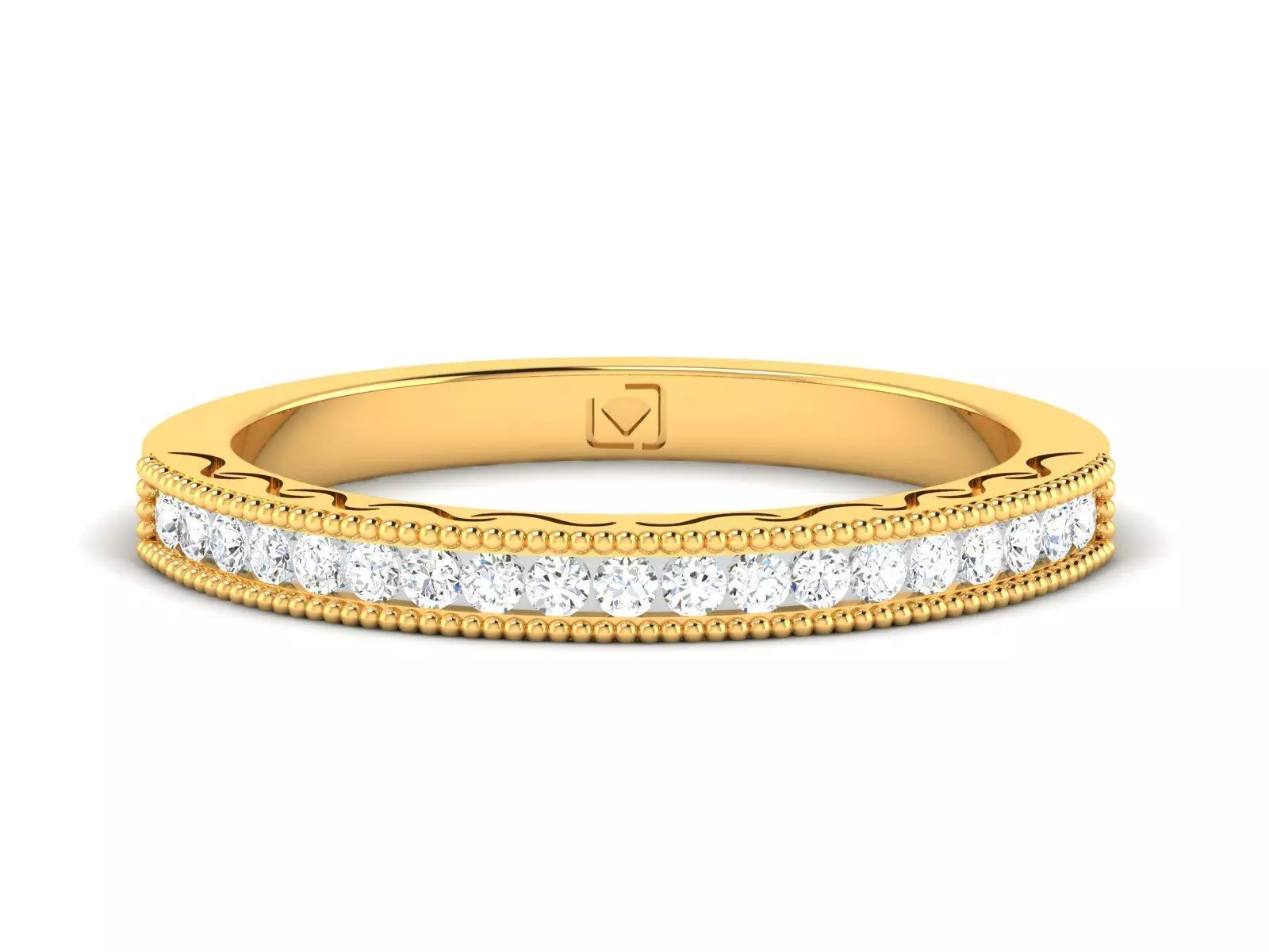 Band 3dm Render Details gold with diamonds 3D model 3D printable | CGTrader