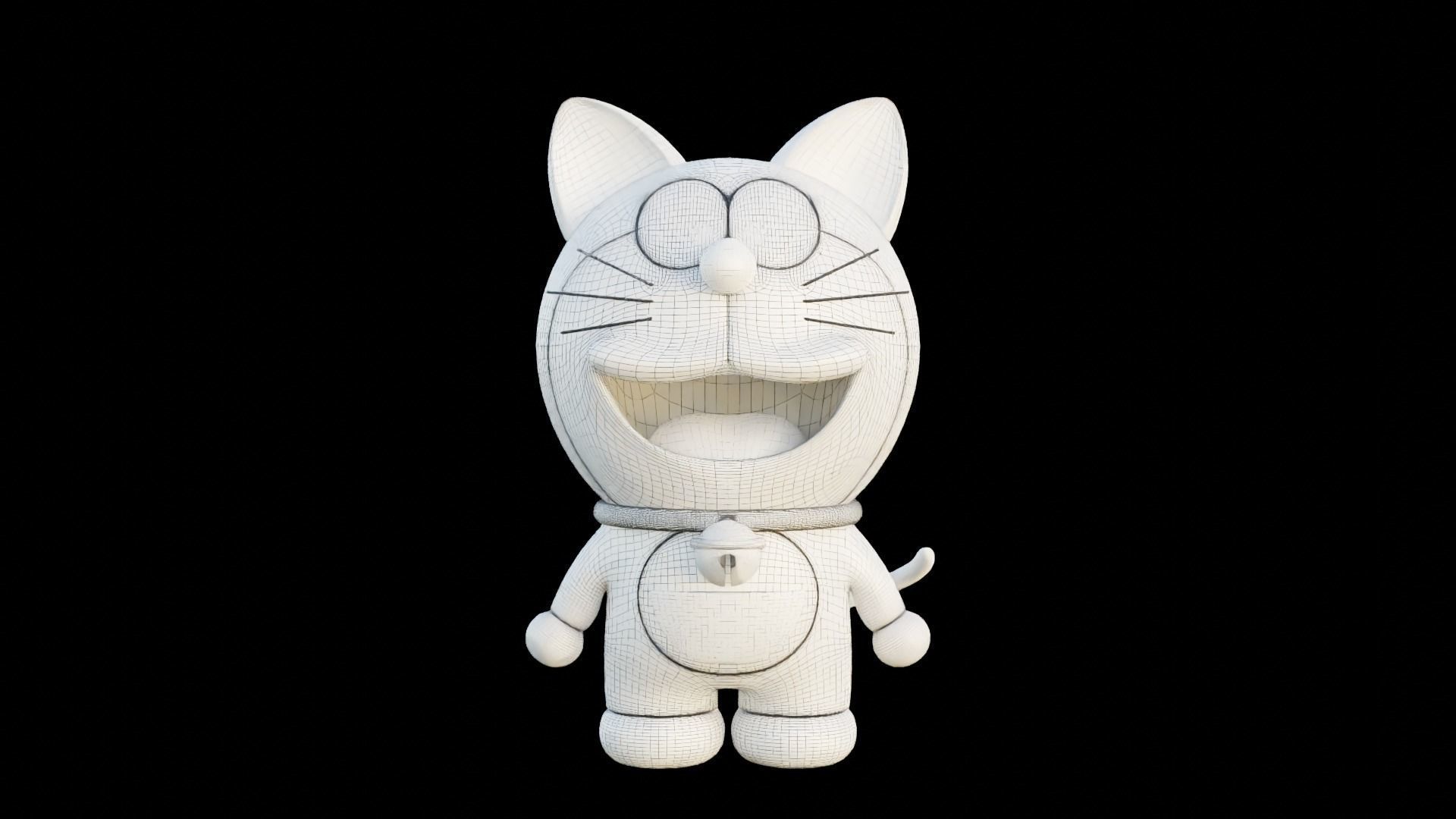 Toranomon doraemon 3D model rigged | CGTrader