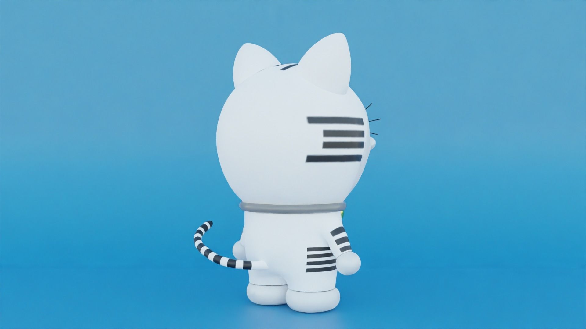 Toranomon doraemon 3D model rigged | CGTrader
