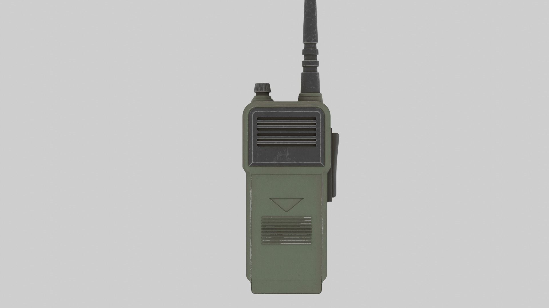 Handheld Radio - military free 3D model | CGTrader