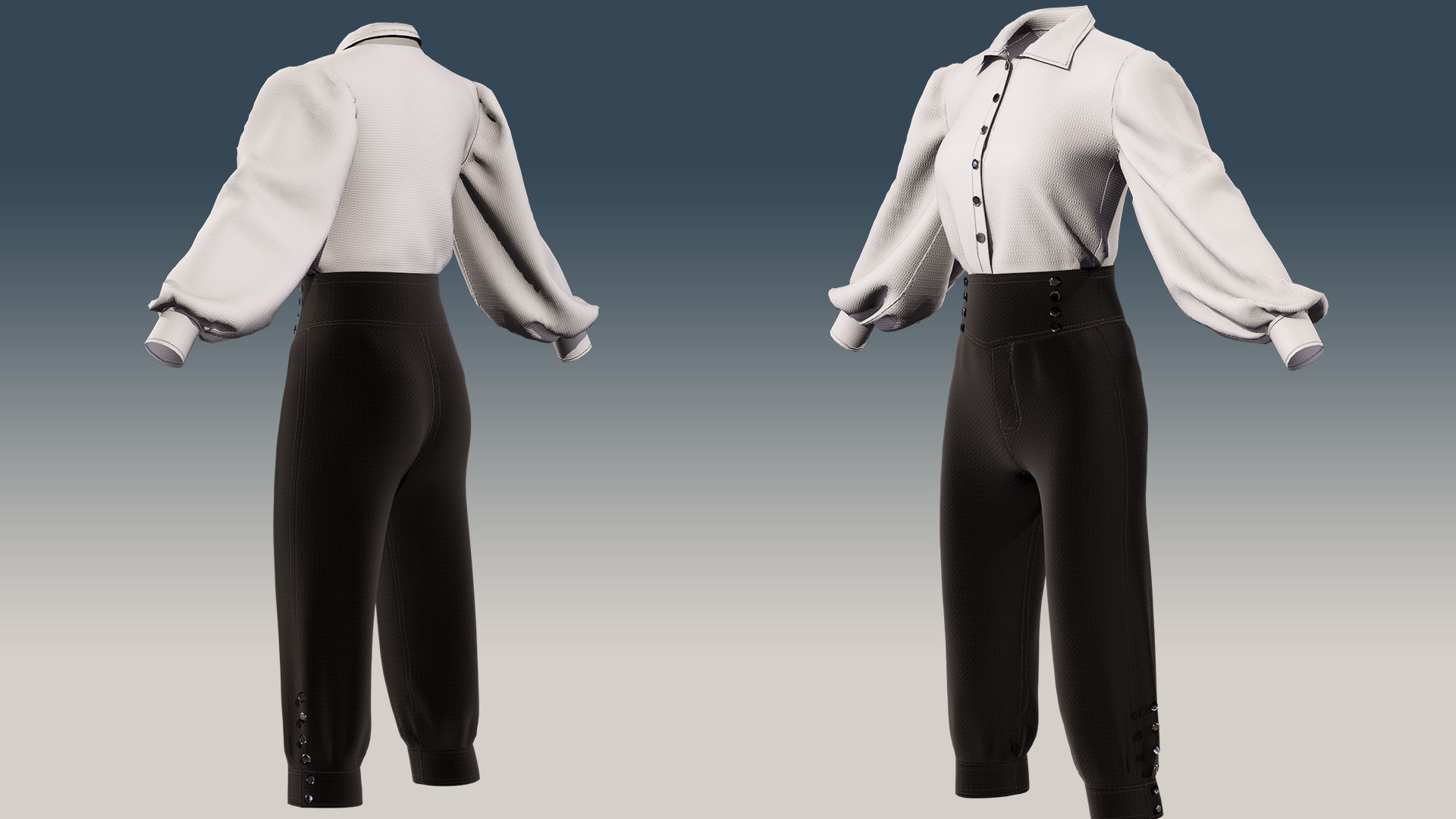 Womens Outfit free VR / AR / low-poly 3D model | CGTrader