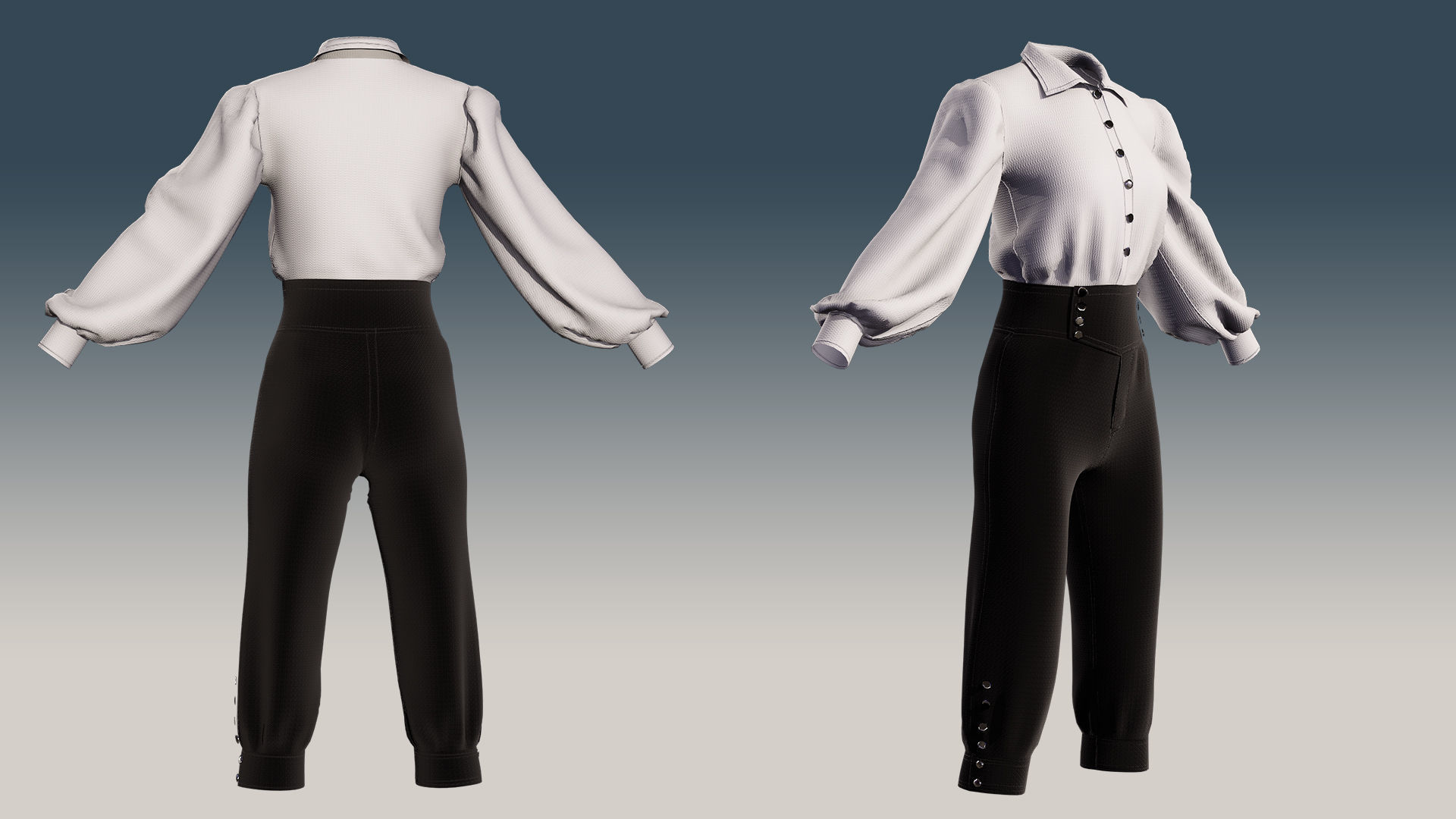 Womens Outfit free VR / AR / low-poly 3D model | CGTrader