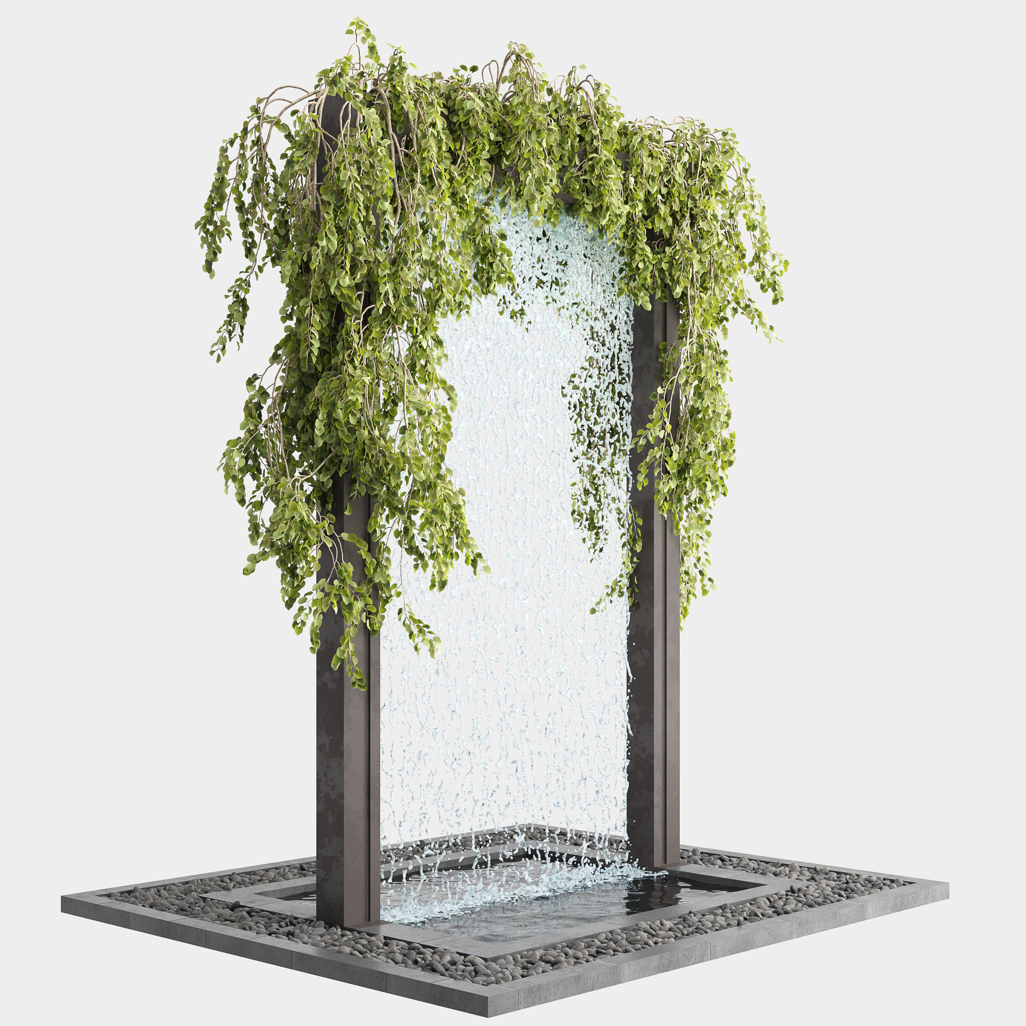 Arch With Ivy and Water 3D model | CGTrader