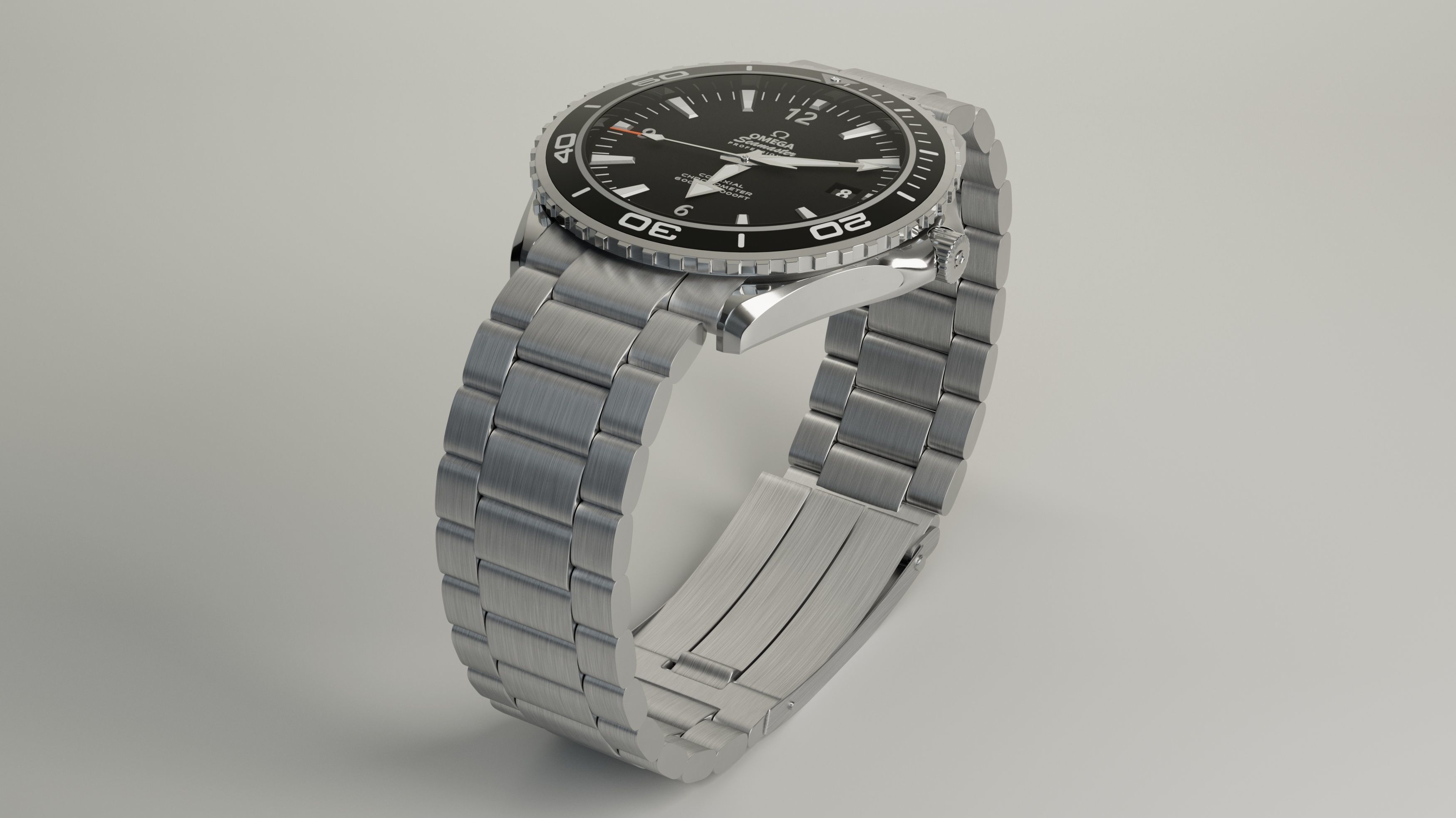 3D model Omega Seamaster Planet Ocean VR / AR / low-poly | CGTrader