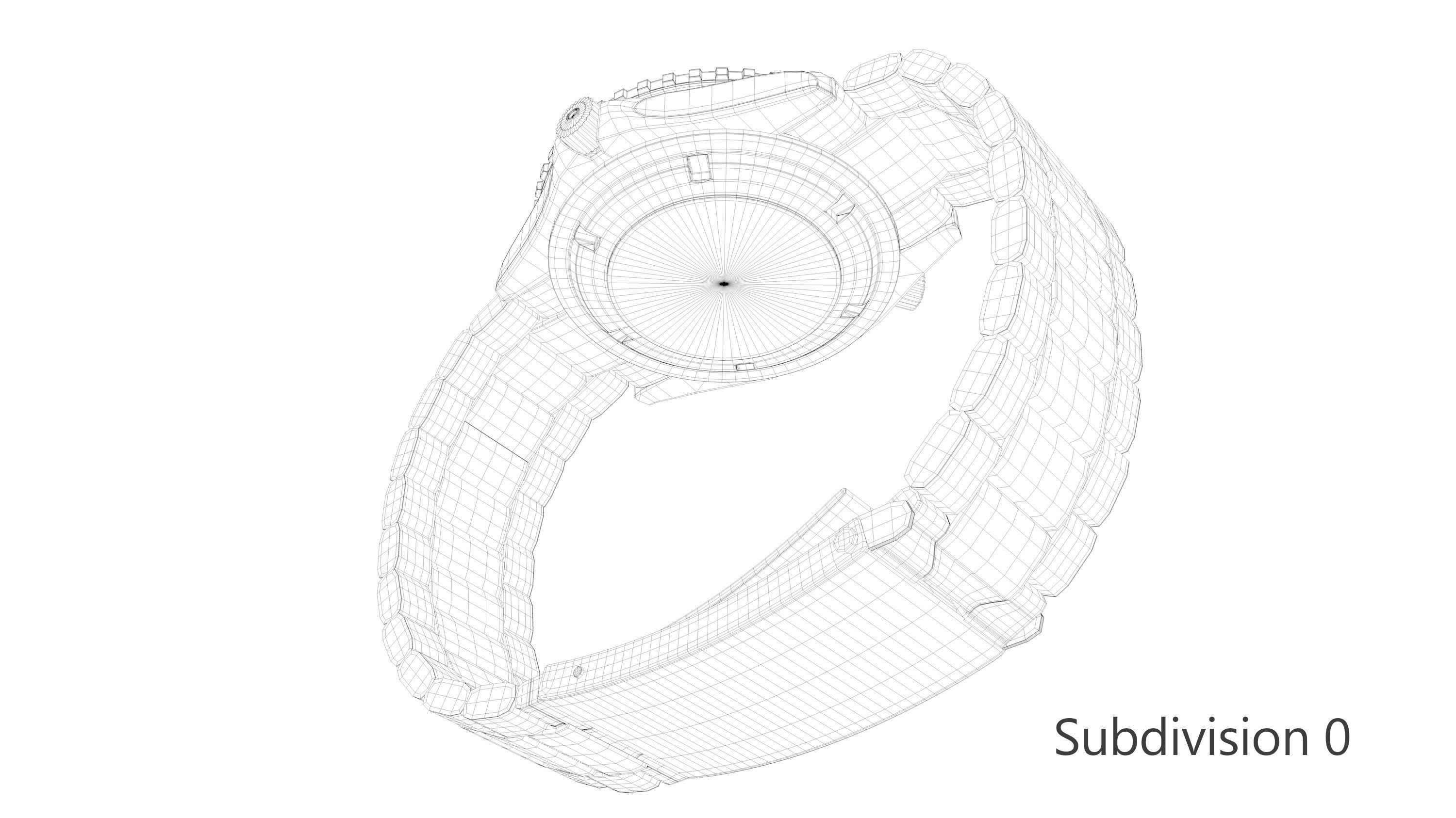 3D model Omega Seamaster Planet Ocean VR / AR / low-poly | CGTrader