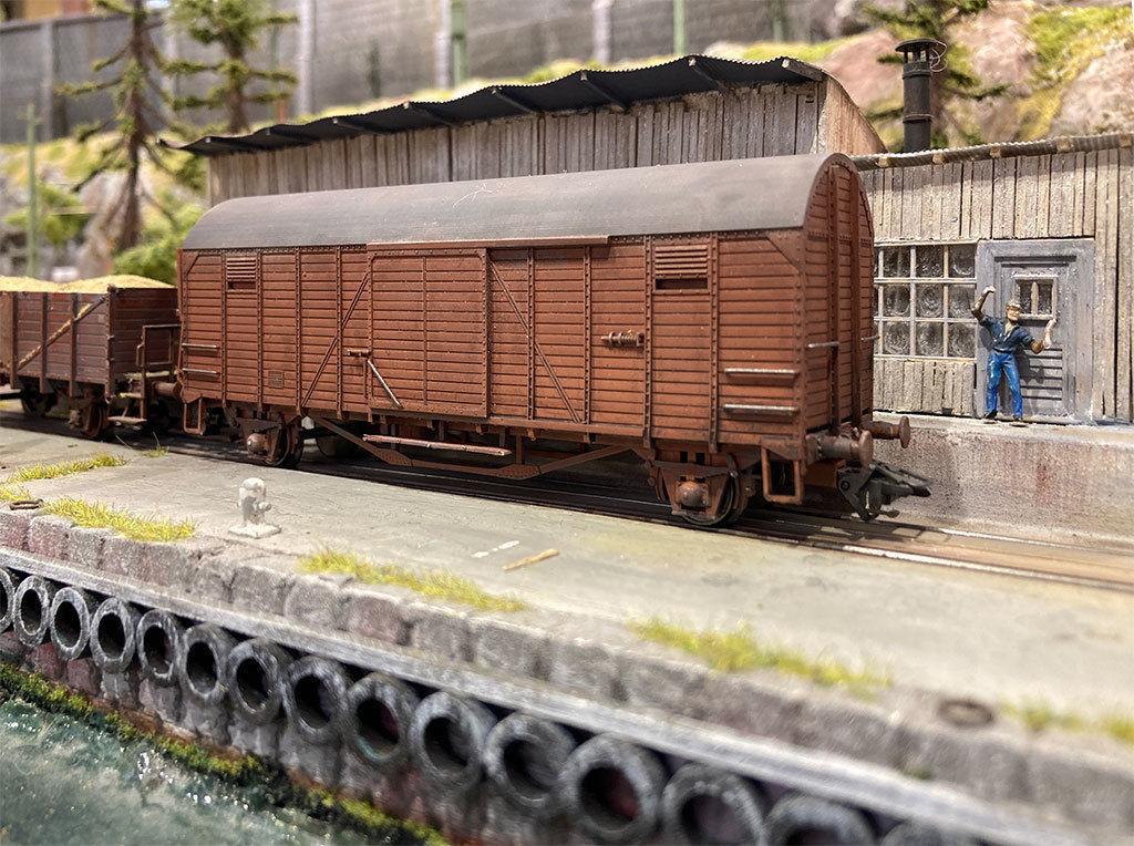 ROLLS-0023 Swedish SJ Litt G Freight Car H0-scale 3D model 3D printable ...