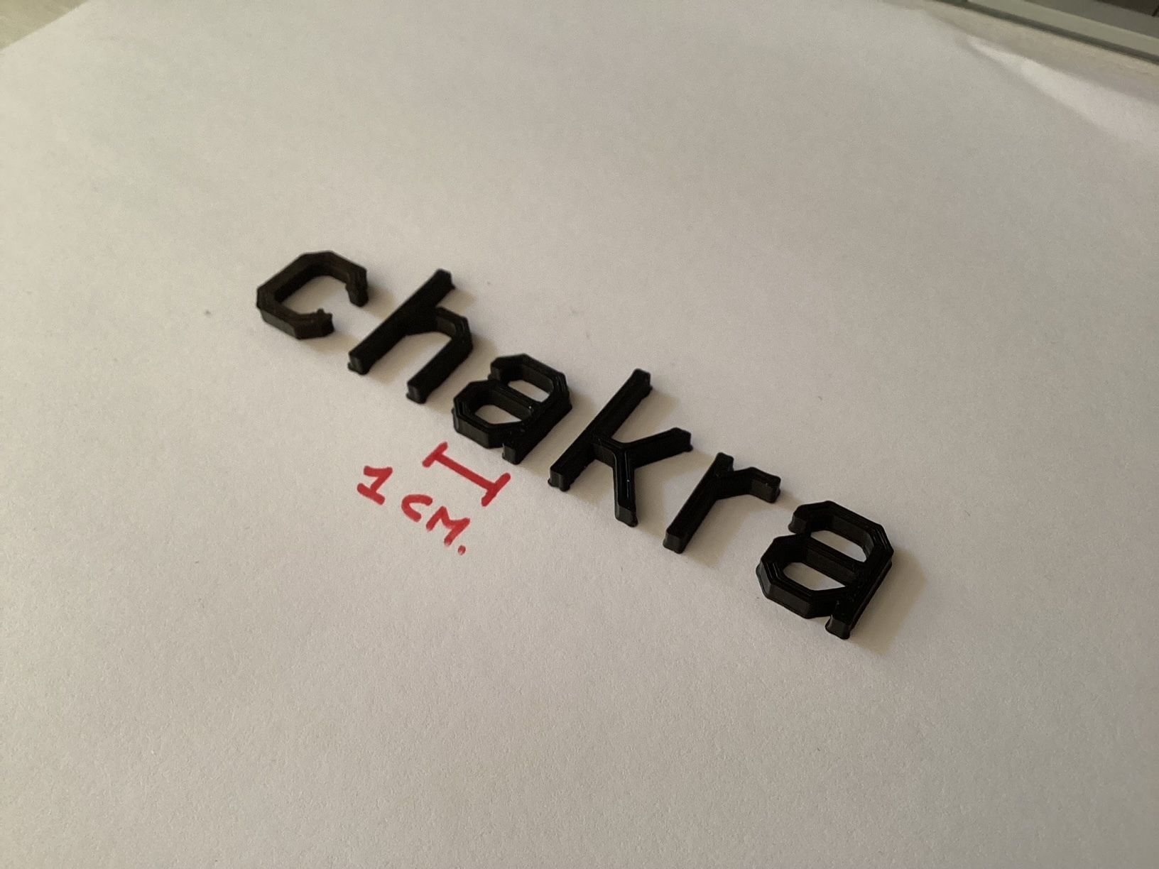 CHAKRA uppercase and lowercase 3D Letters STL FILE 3D model 3D ...