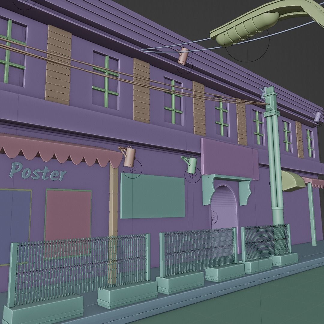 City assets 3D model 3D model | CGTrader
