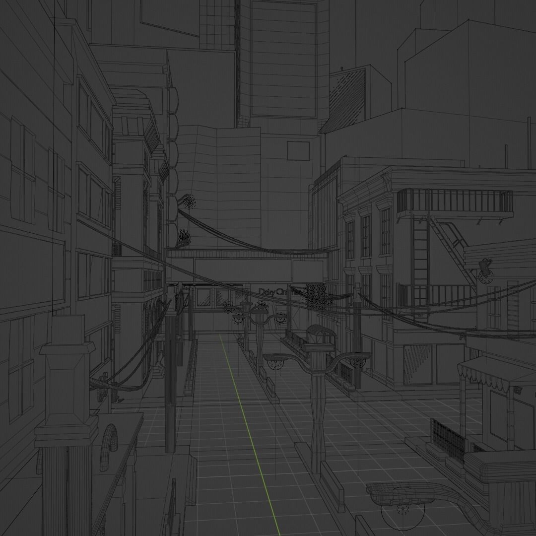 City assets 3D model 3D model | CGTrader