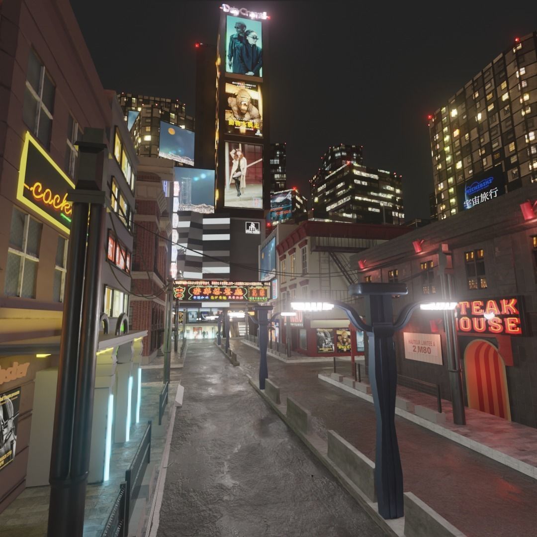 City assets 3D model 3D model | CGTrader