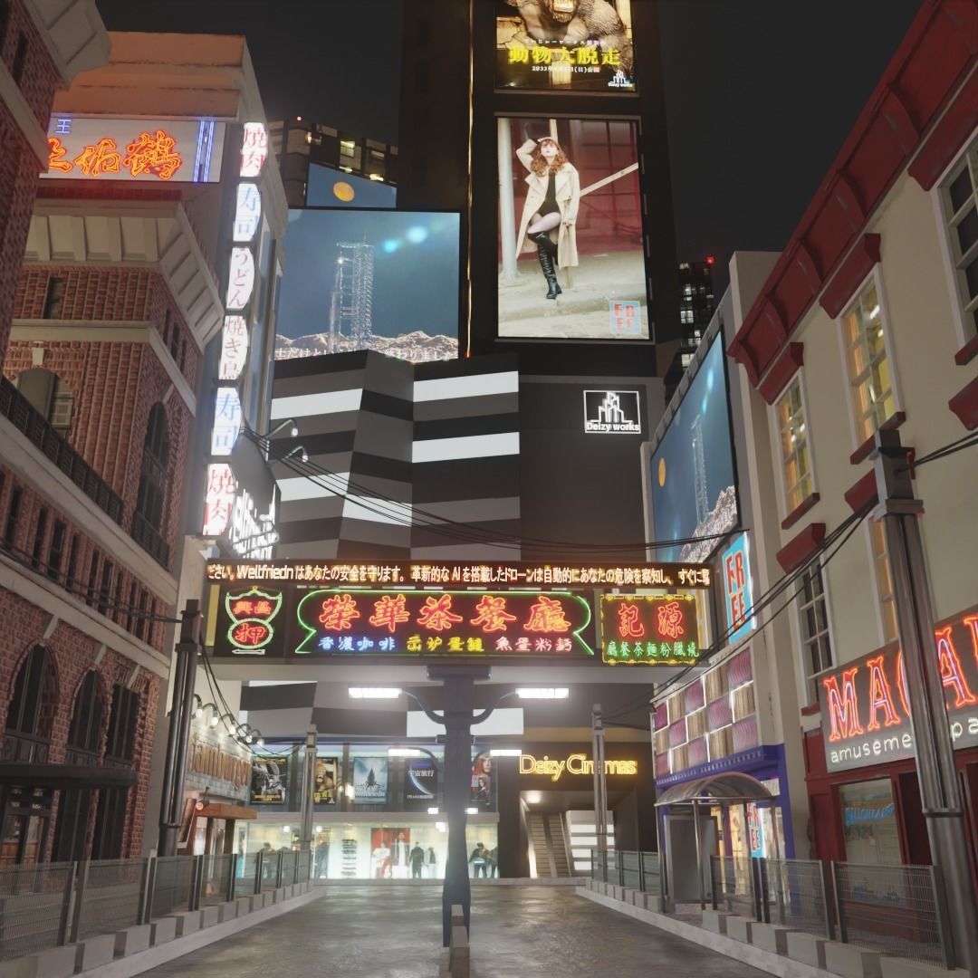 City assets 3D model 3D model | CGTrader