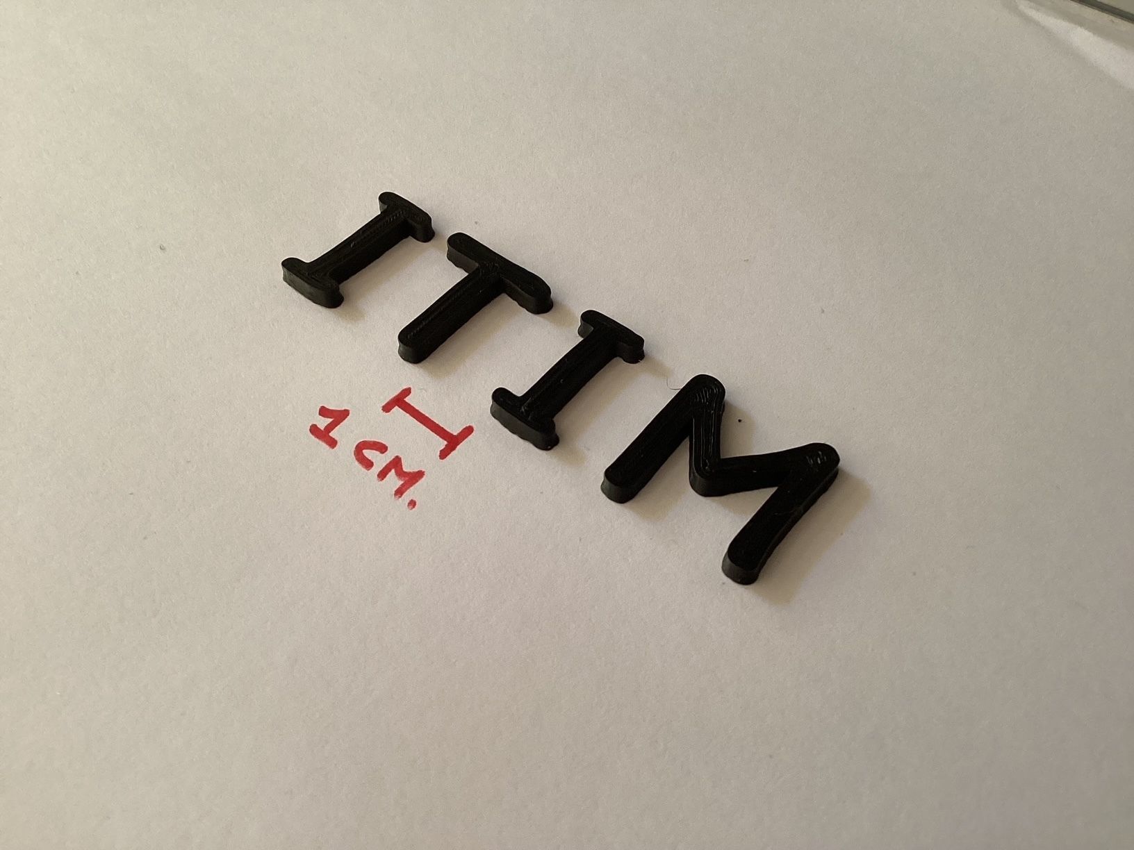 ITIM uppercase and lowercase 3D Letters STL FILE 3D model 3D printable ...