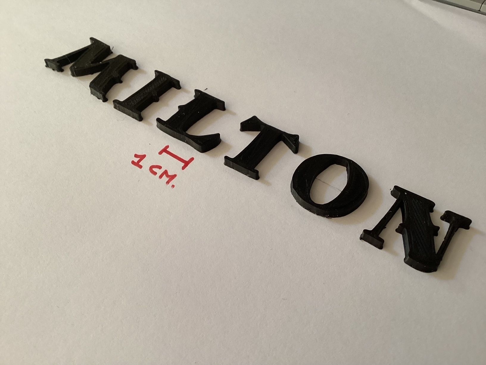 MILTONIAN uppercase and lowercase 3D Letters STL FILE 3D model 3D ...