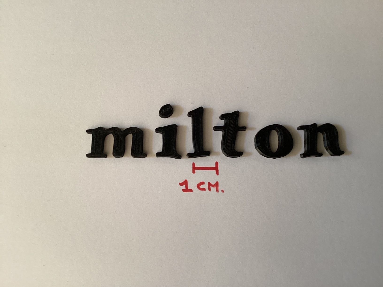 MILTONIAN uppercase and lowercase 3D Letters STL FILE 3D model 3D ...