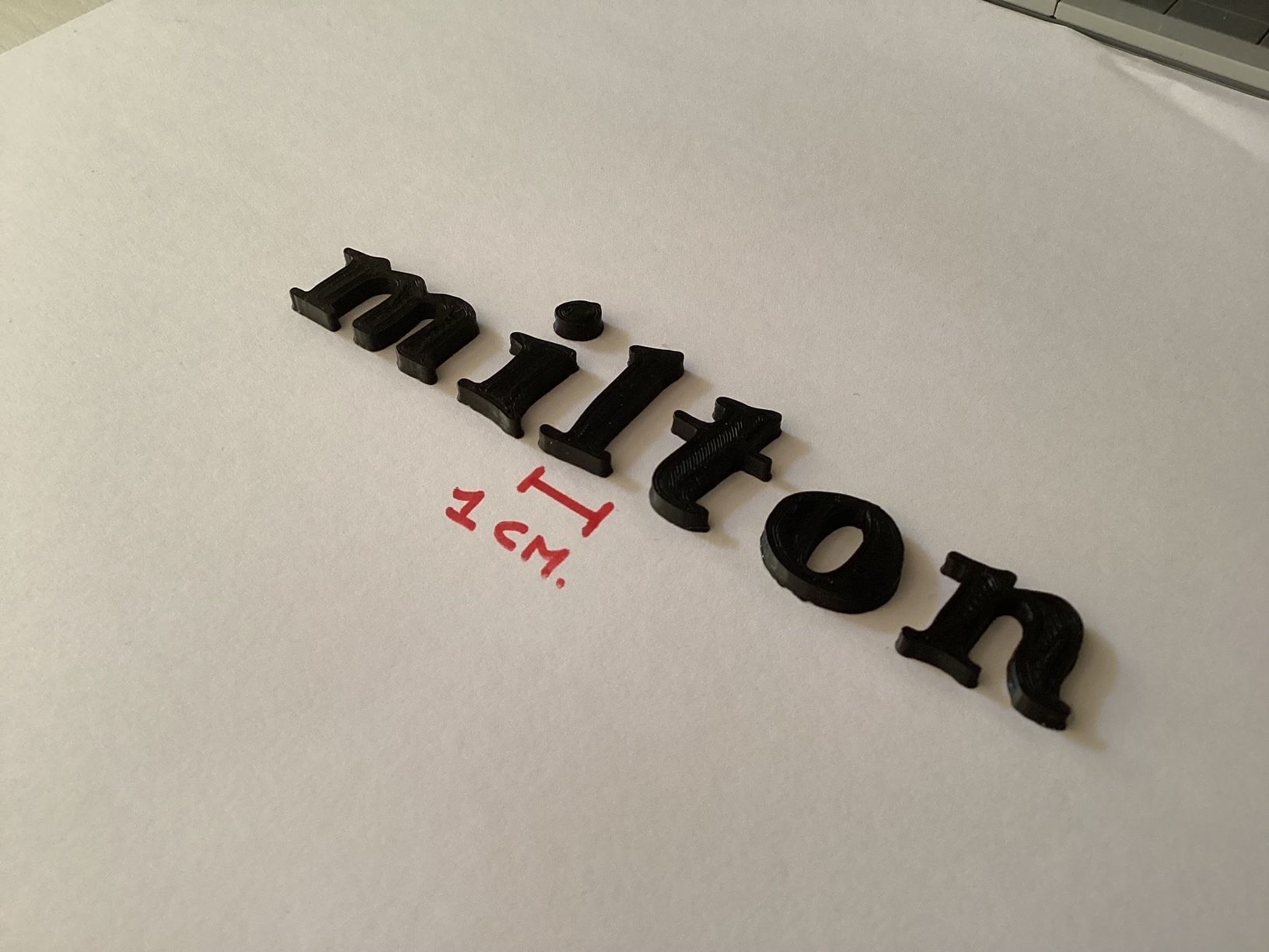 MILTONIAN uppercase and lowercase 3D Letters STL FILE 3D model 3D ...