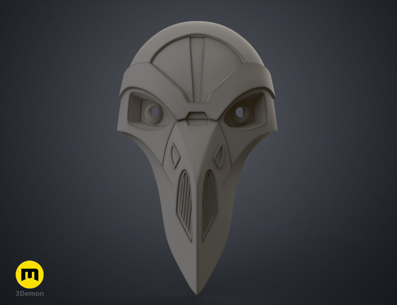 Sith Inquisitor Mask - Tales of the Jedi 3D model 3D printable | CGTrader