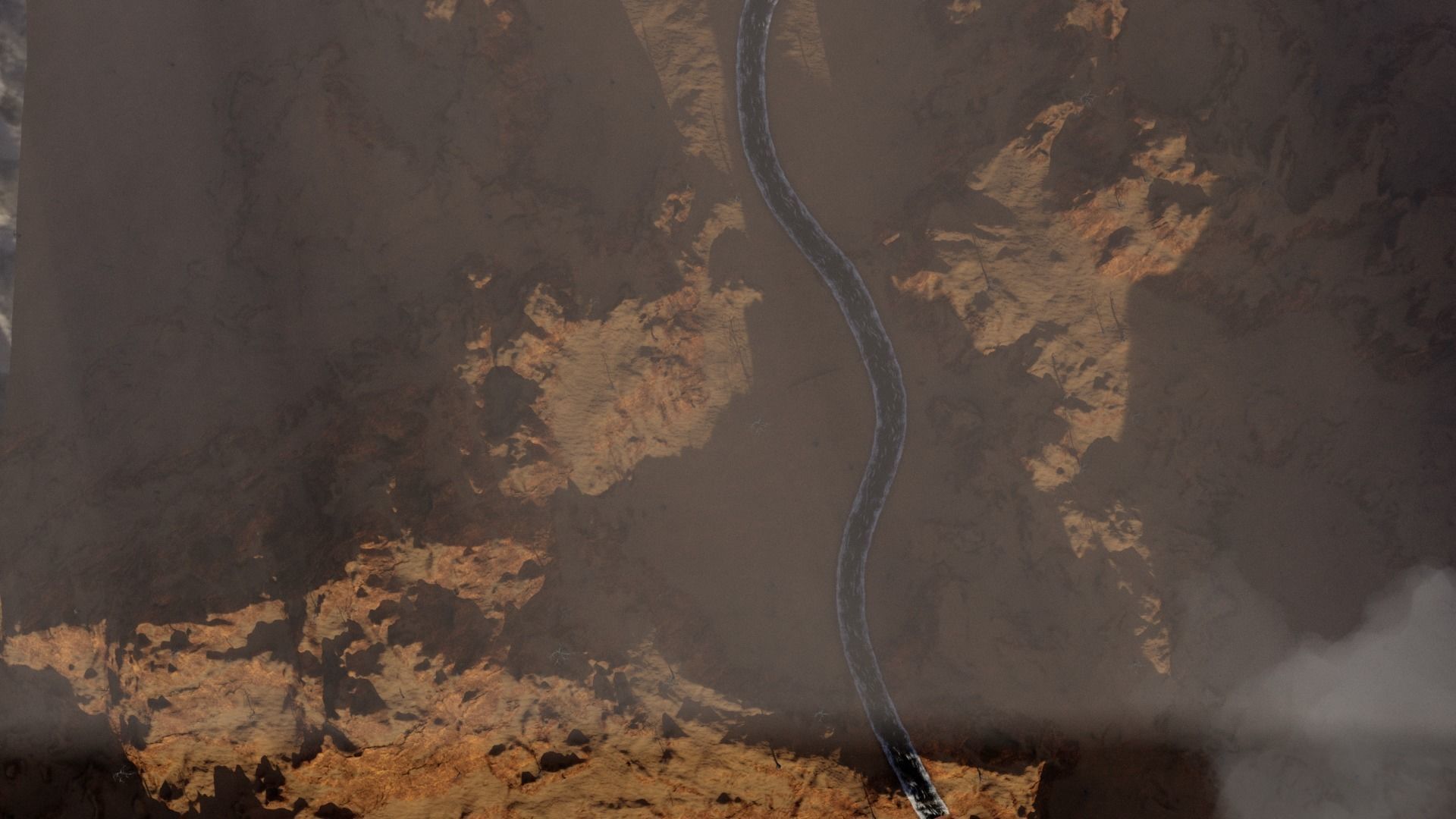 Realistic desert mountain 3D Scene 3D model | CGTrader