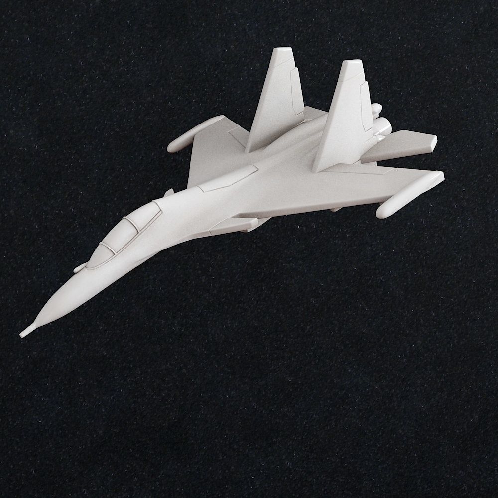 Fighter aircraft 3D model 3D printable | CGTrader