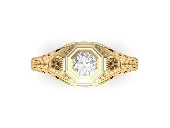 Wedding Ring 3D model 3D printable | CGTrader
