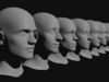 Basic face shapes with the correct topology 3D model | CGTrader