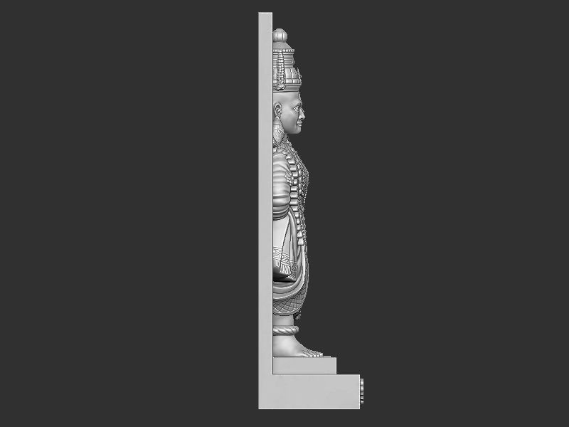 Vitthal Rukmini design with frame 3D model 3D printable | CGTrader