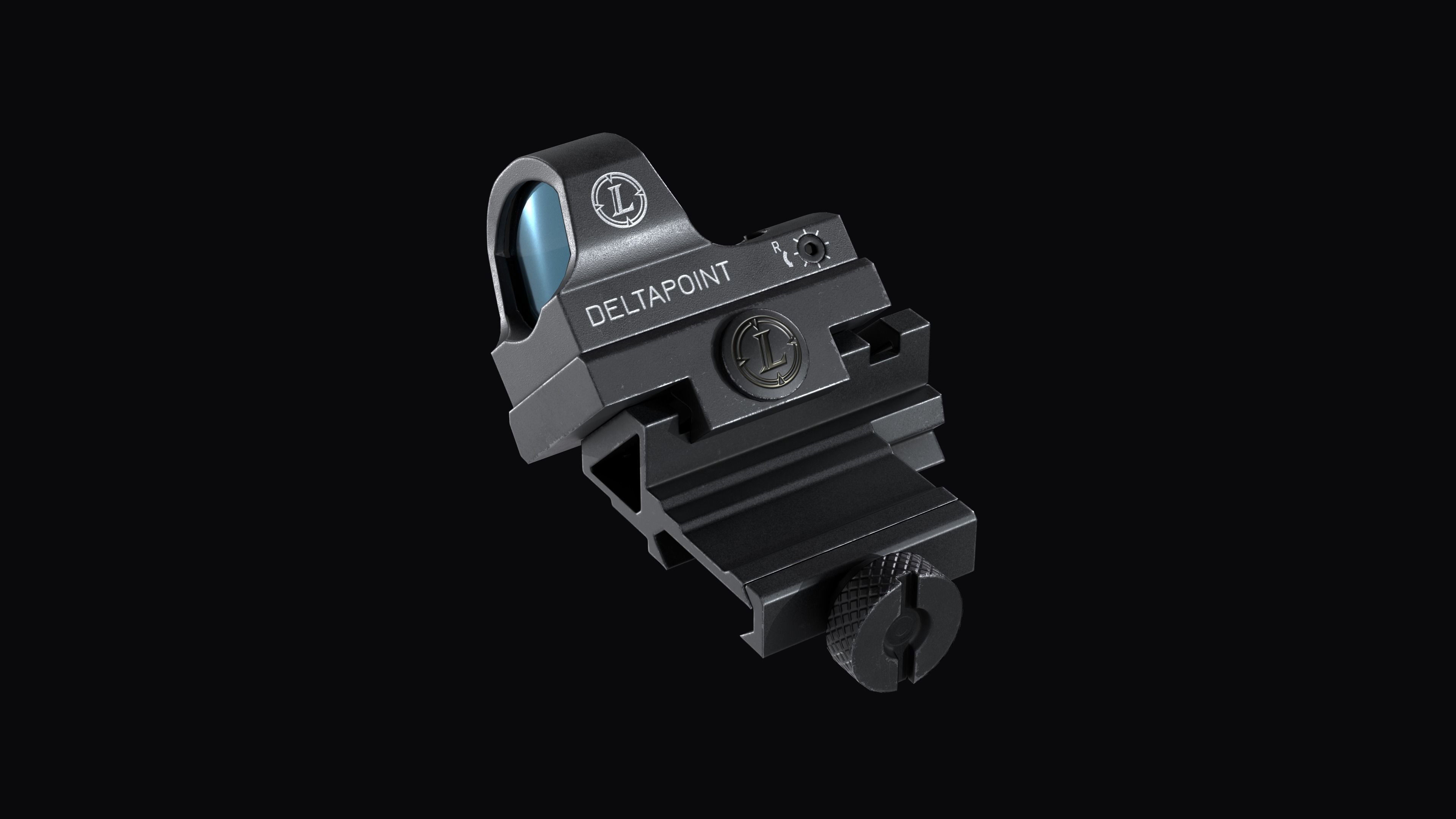 3D model Leupold DeltaPoint Red dot sight 45 Degree Angled VR / AR ...