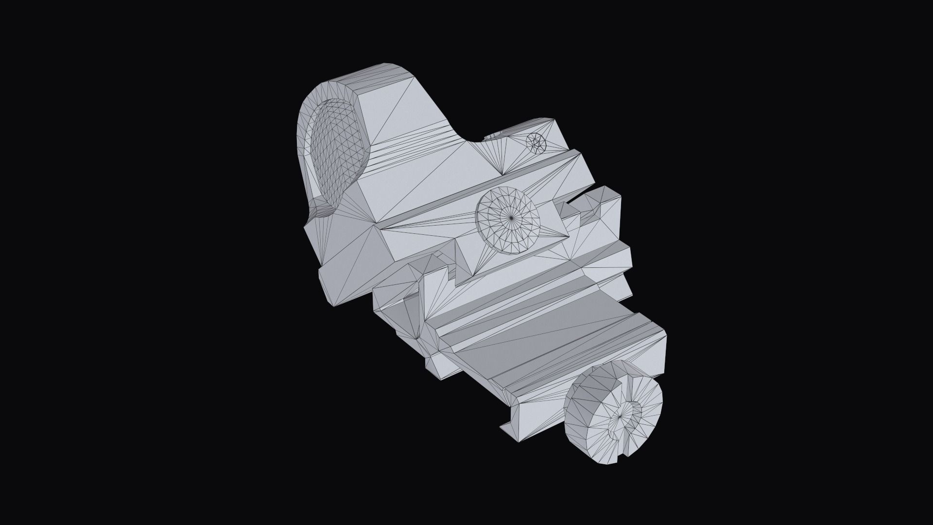 3D model Leupold DeltaPoint Red dot sight 45 Degree Angled VR / AR ...