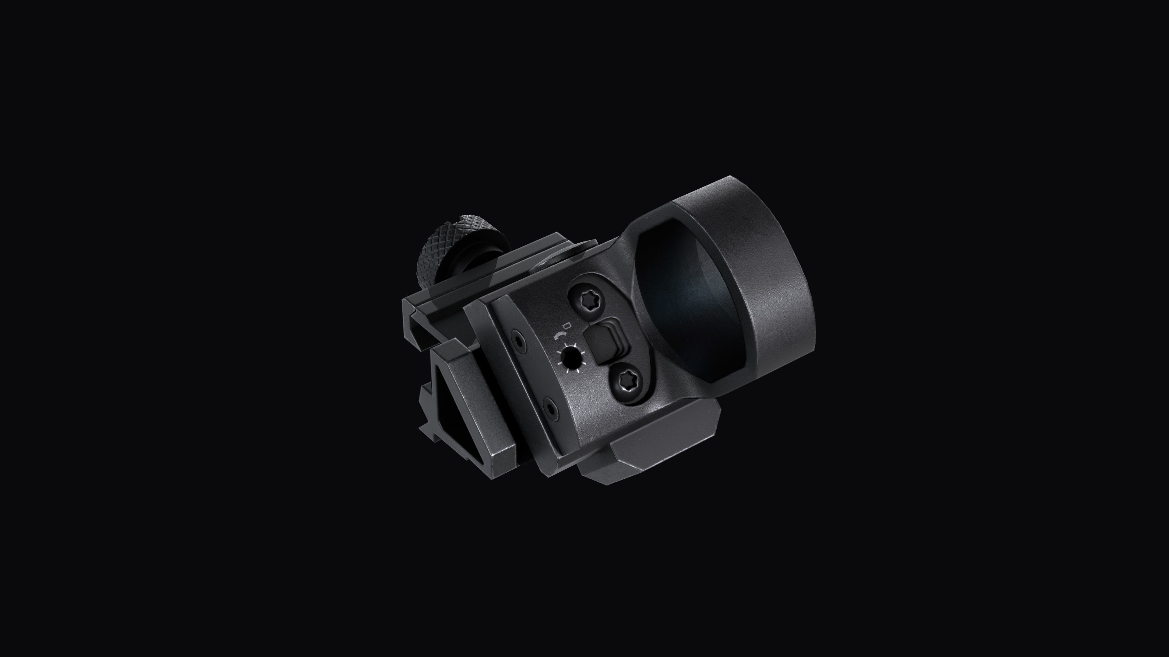 3D model Leupold DeltaPoint Red dot sight 45 Degree Angled VR / AR ...