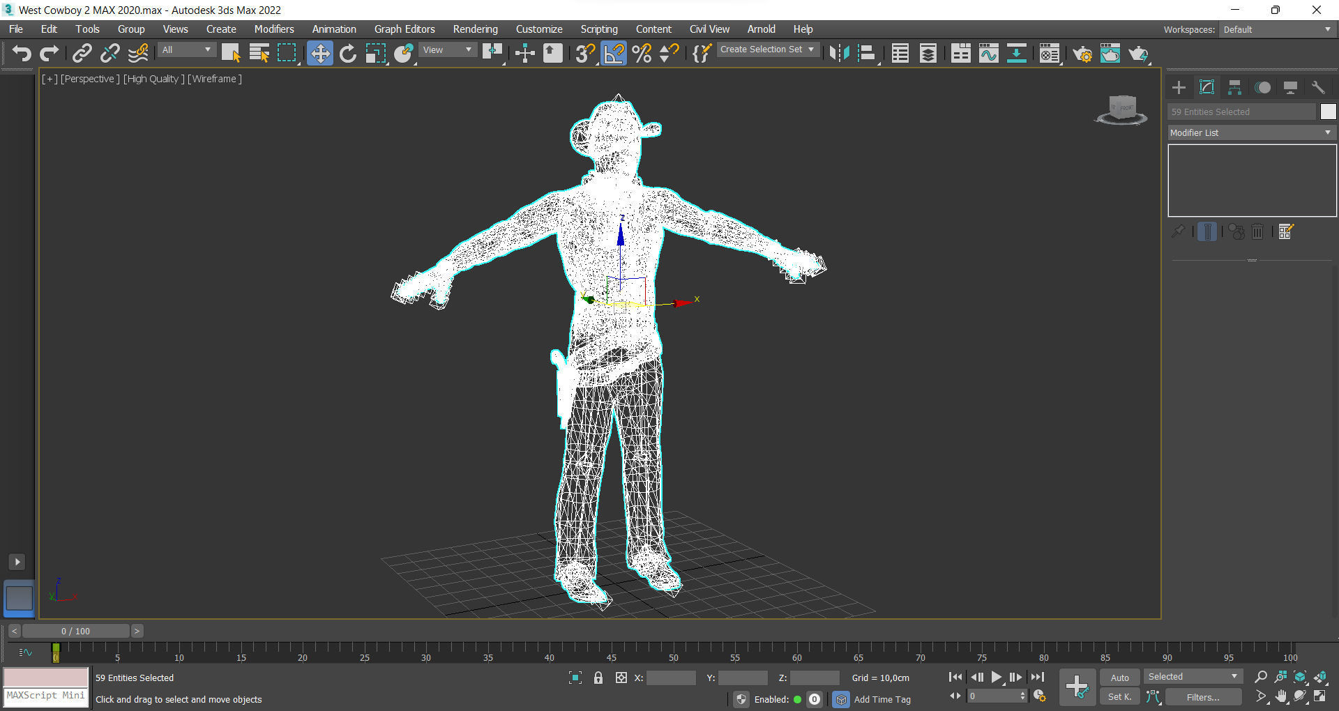 3D model West Cowboy 2 VR / AR / low-poly rigged animated | CGTrader