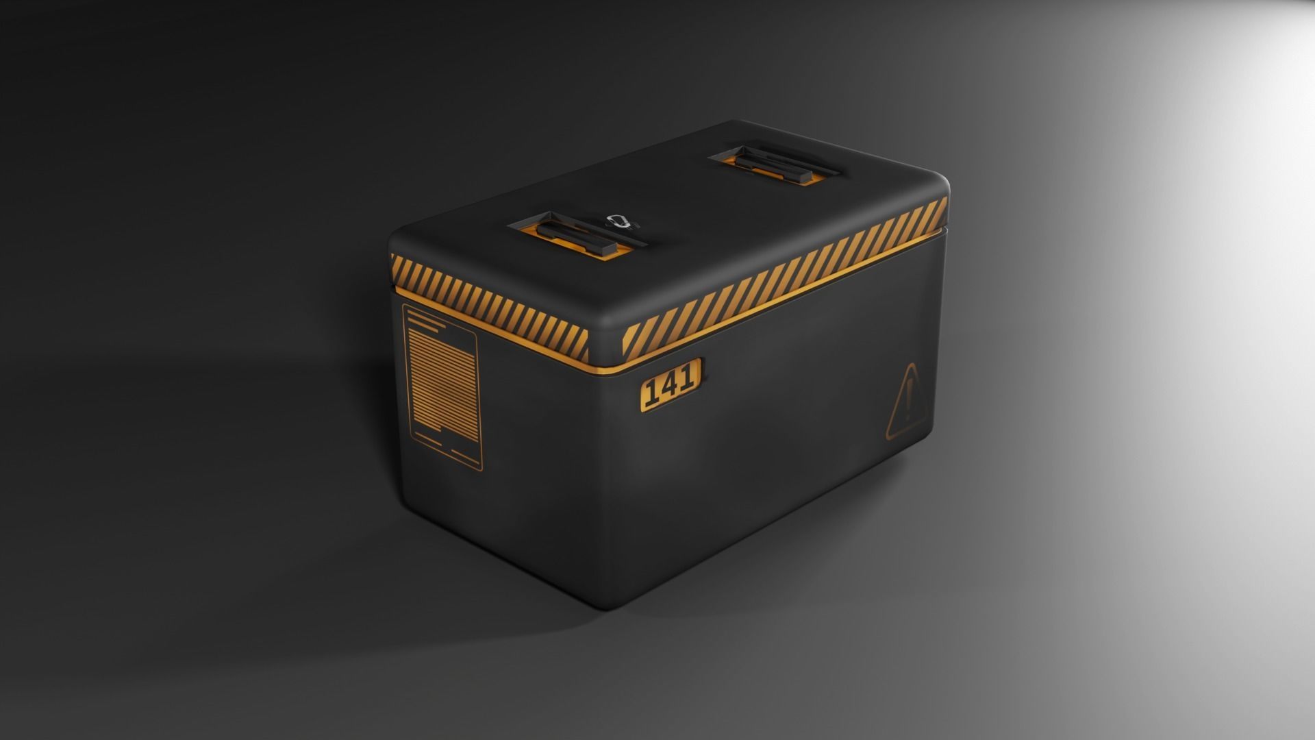 3D model Sci-Fi cases set VR / AR / low-poly | CGTrader