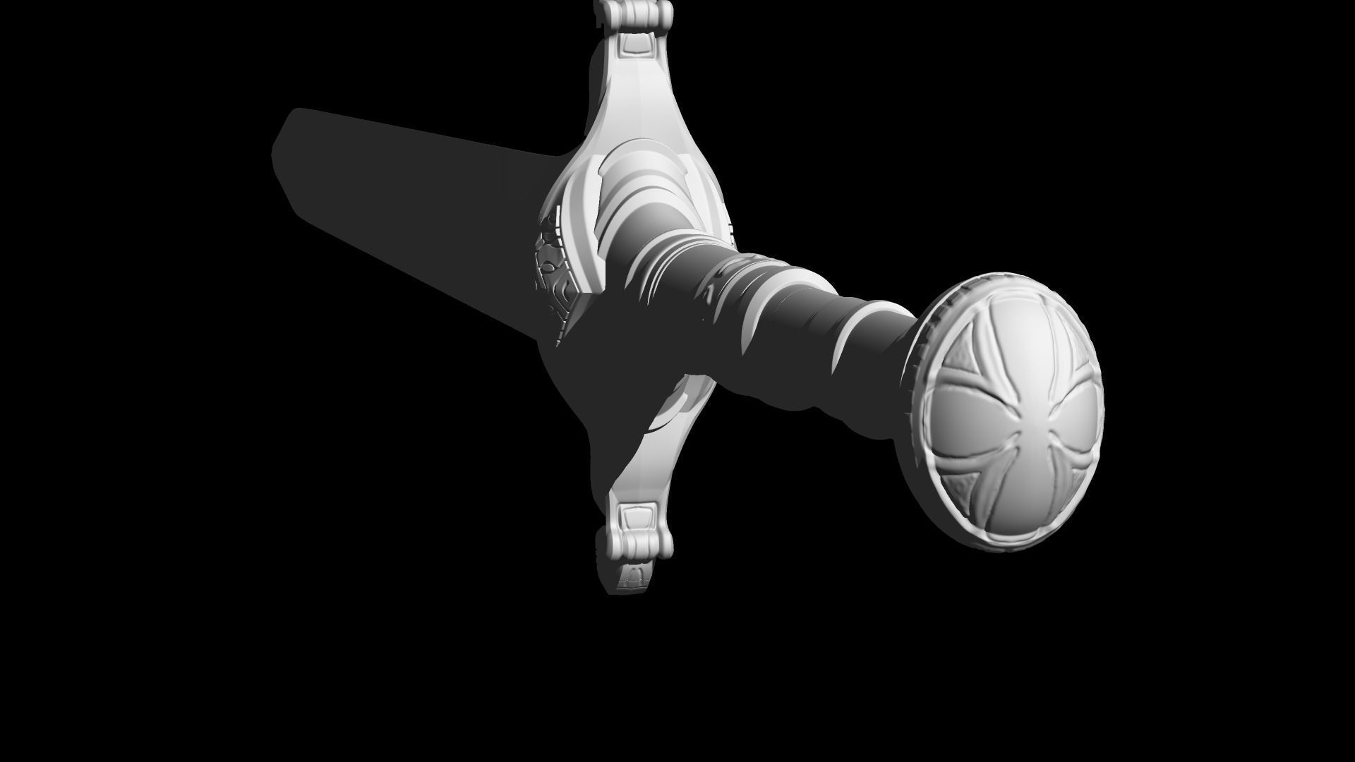 God of war Ragnarok Sword of king hrolf kraki skofnung 3D model 3D ...