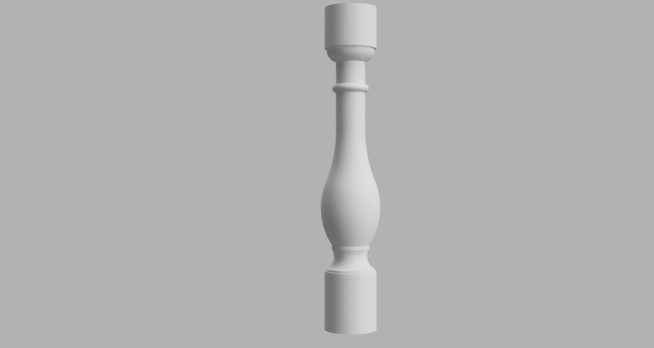 baluster and table leg 3D model | CGTrader