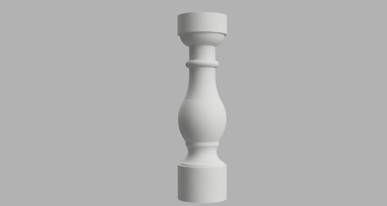 baluster and table leg 3D model | CGTrader