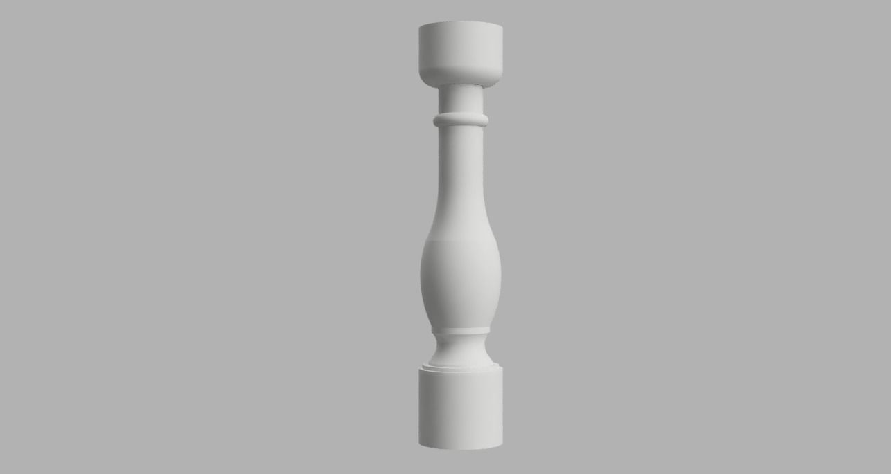 baluster and table leg 3D model | CGTrader