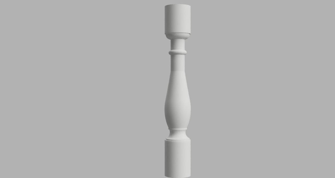 baluster and table leg 3D model | CGTrader