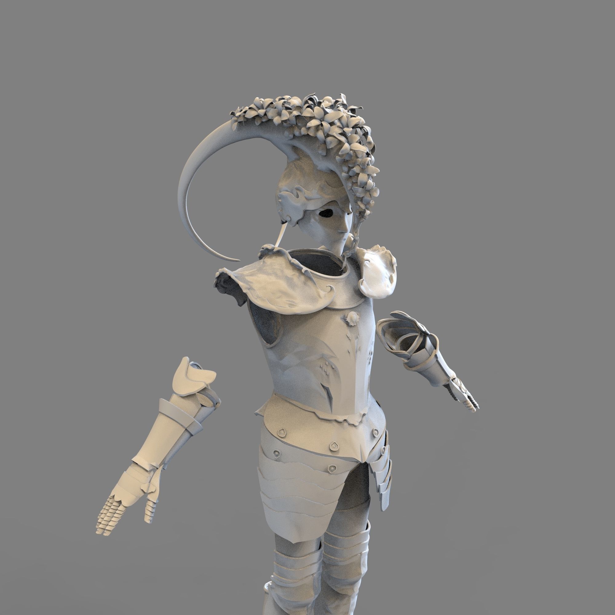 Hoslow Knight Elden Ring Full Body Wearable Armor with Helmet 3D model ...