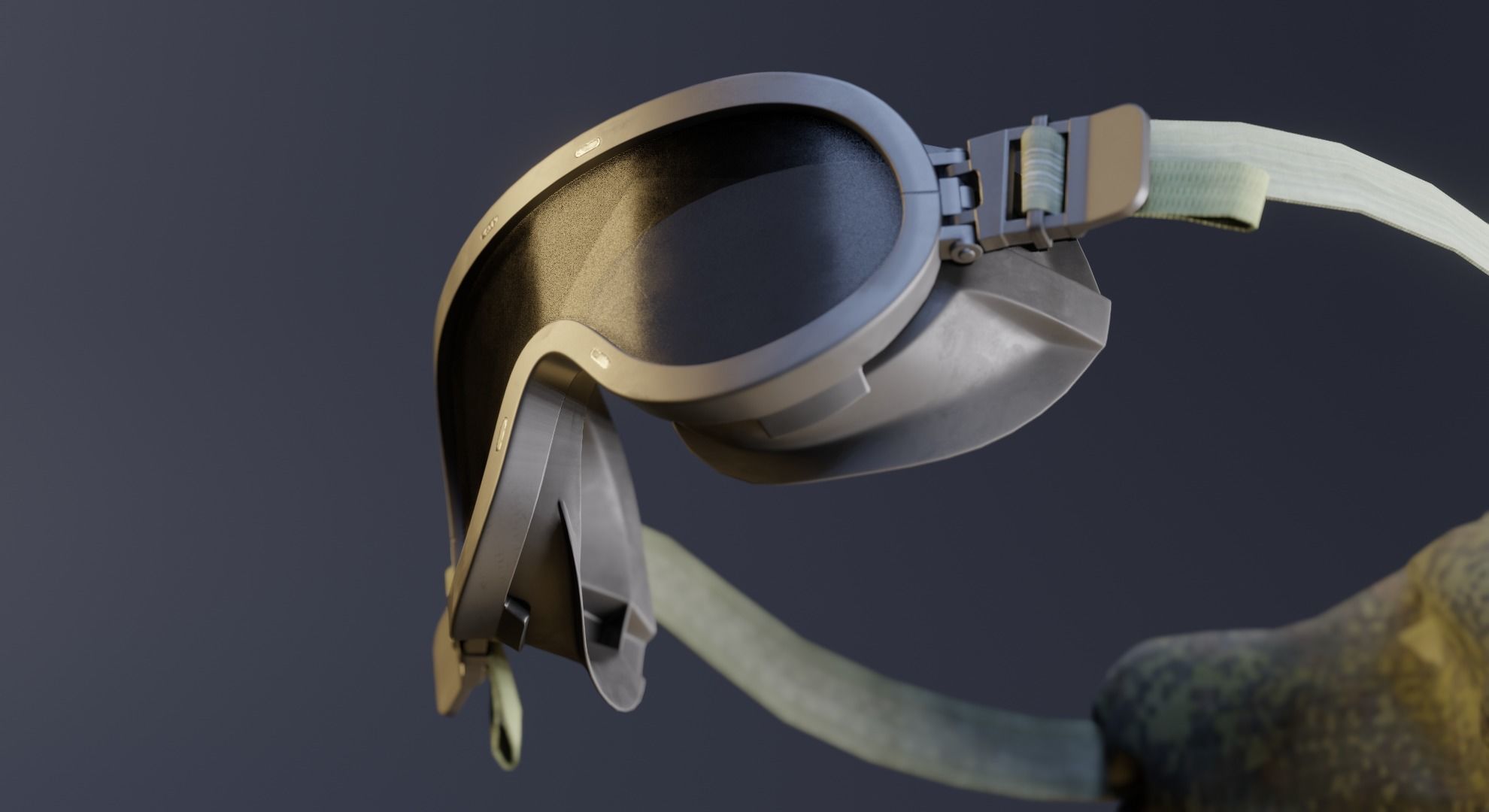 3D model 6B50 Ratnik Combat Goggles VR / AR / low-poly | CGTrader