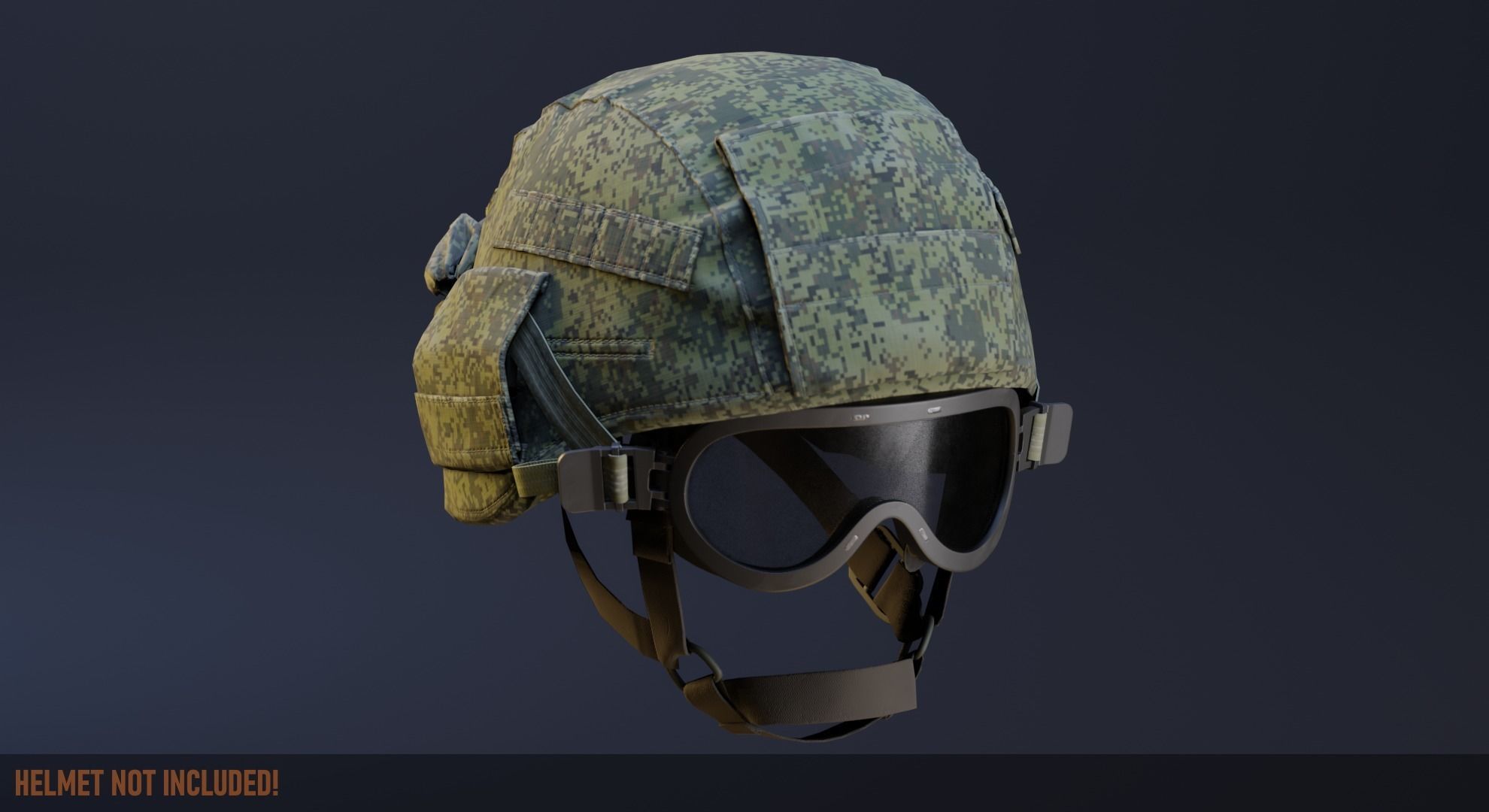 3D model 6B50 Ratnik Combat Goggles VR / AR / low-poly | CGTrader