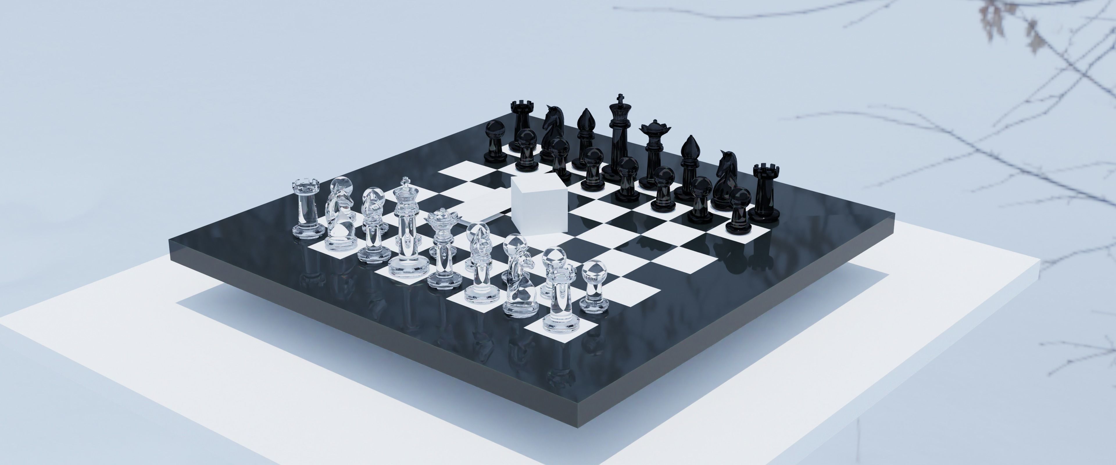 Titans of Chess for render export mockup various materials 3D model ...